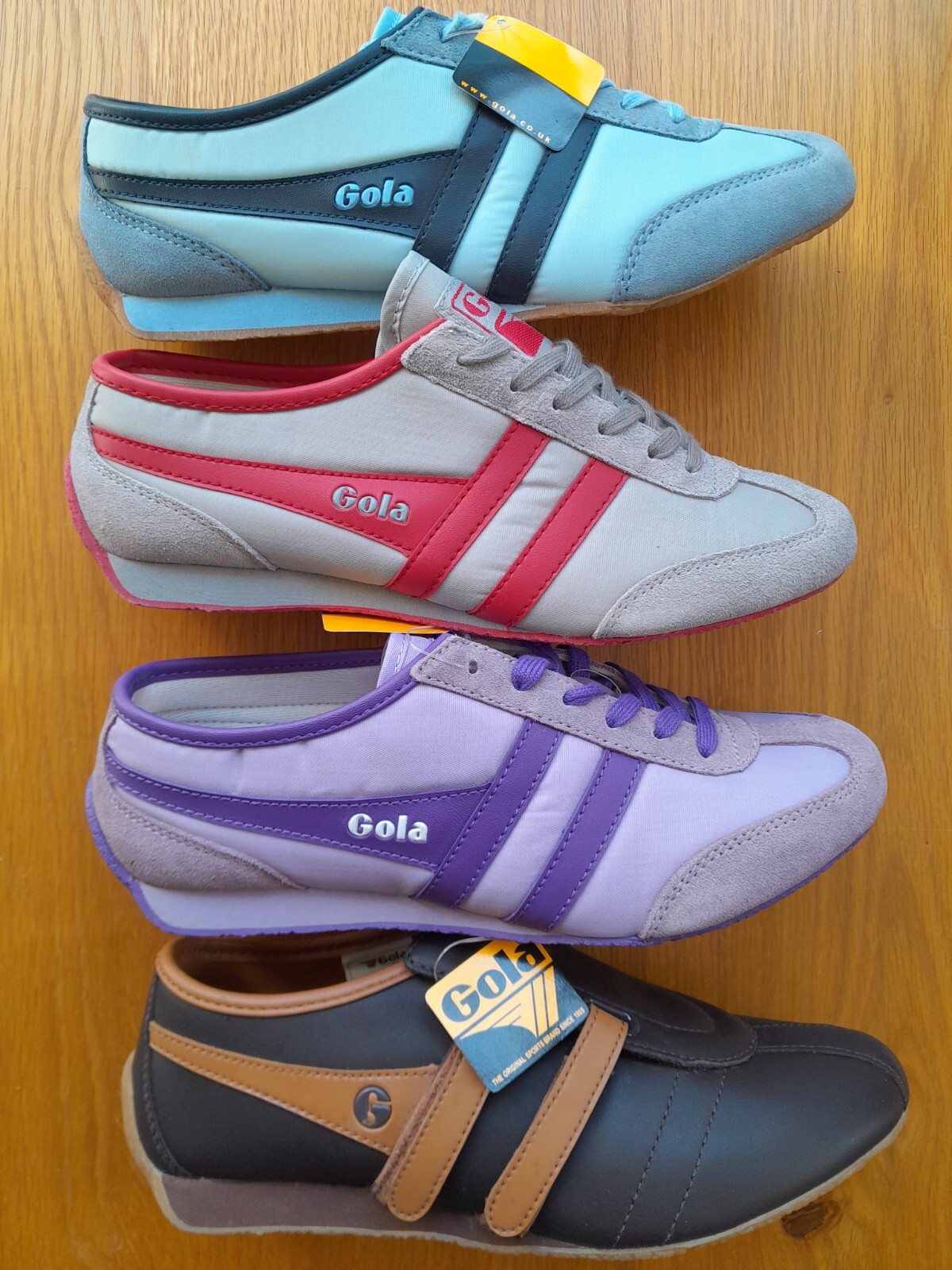 Sale Gola Speed. Womens trainers. Blue, Grey, Purple. & Sting RRP £80 ...