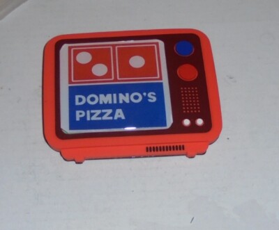 DOMINO'S Vintage TV Magnet Sticker Fridge Door Classic Coupon Shop ...