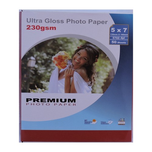 400 Sheets 7x5 230gsm Ultra Gloss Photo Paper | eBay