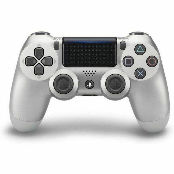 Sony PlayStation Dualshock 4 V2 Controller - Silver (CUH-ZCT2G 15) for ...
