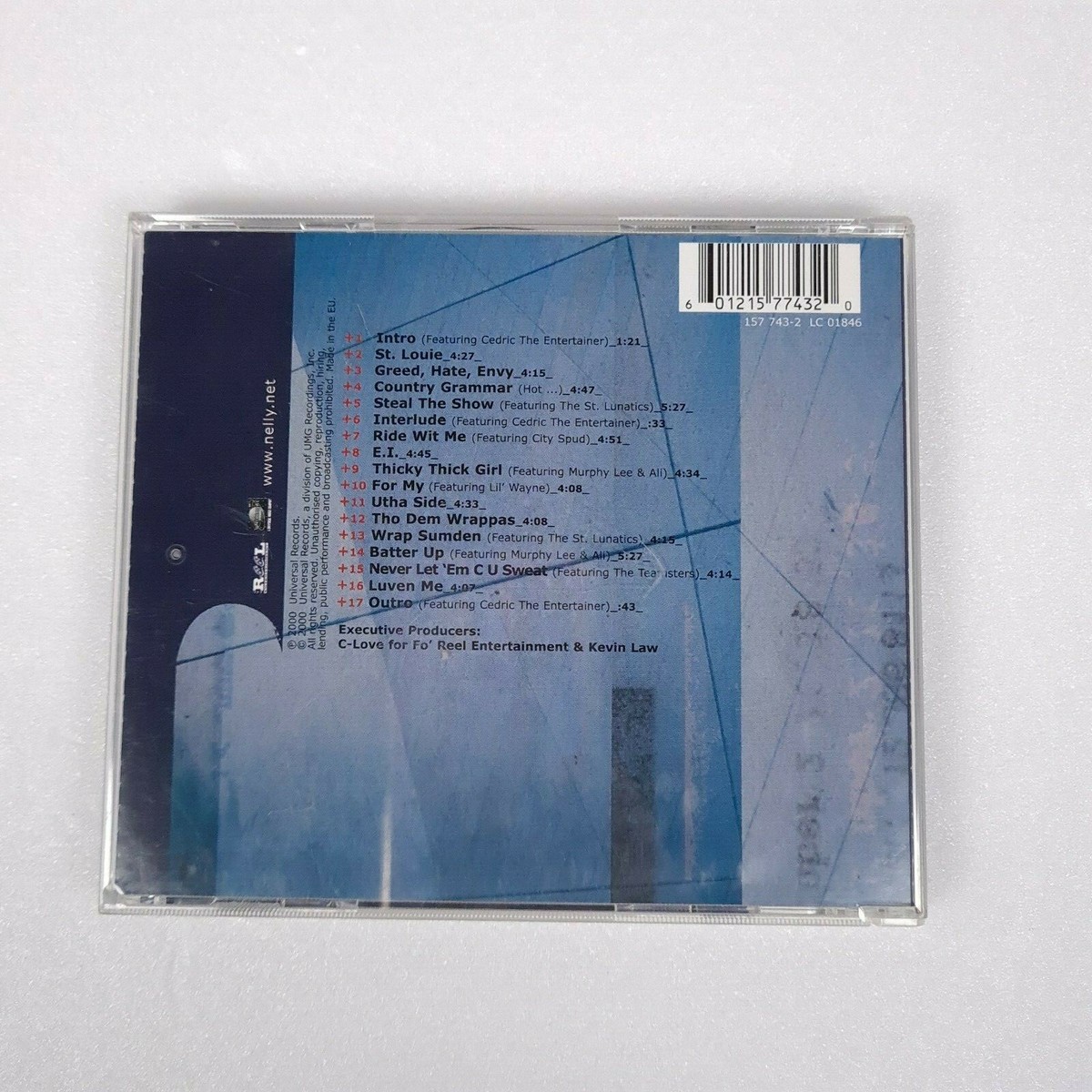 Nelly Country Grammar Tracklist