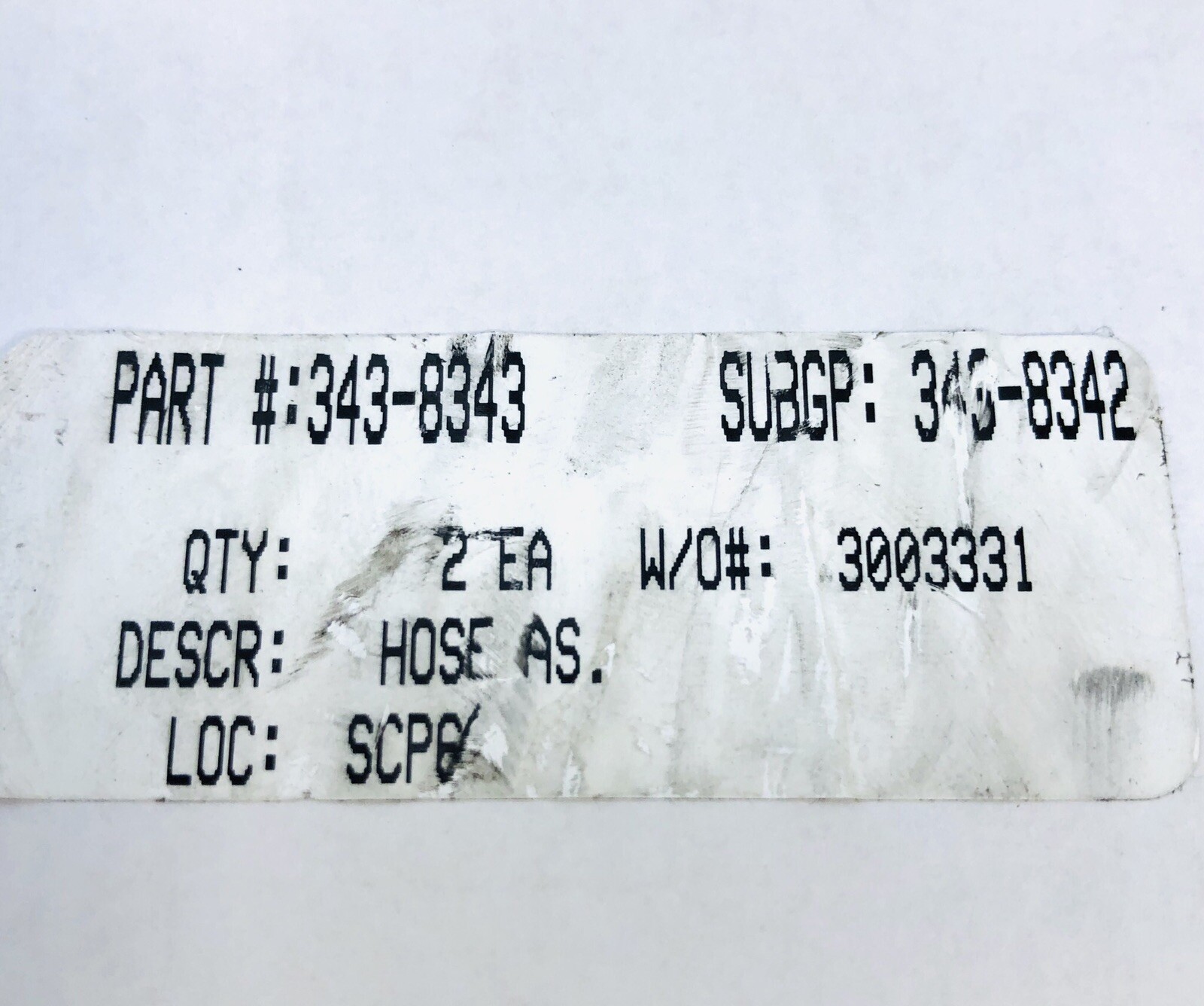 CAT 343-8343 XT-6ES HIGHT PRESSURE HOSE ASSEMBLY | eBay