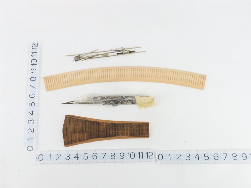 Lot of 50+ HO Scale Tru-Scale Assorted Wood Track Bed Pieces and Rail ...