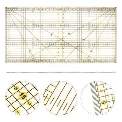 Half Square Triangle Ruler for Quilting Sewing Essentials Accessories ...