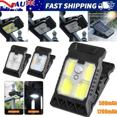 Outdoor Solar Clip Light with Motion Sensor Waterproof Clip on Solar ...