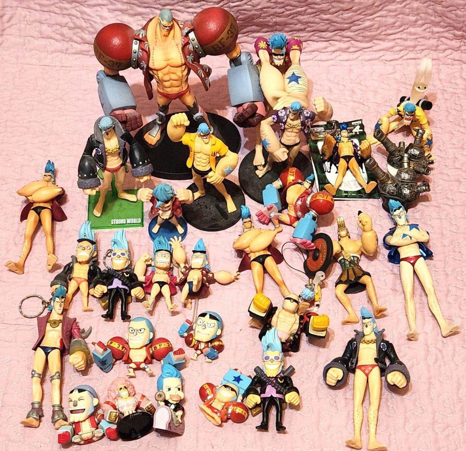 One Piece Franky Figure Set - Many Figures Included - Pre-owned | eBay