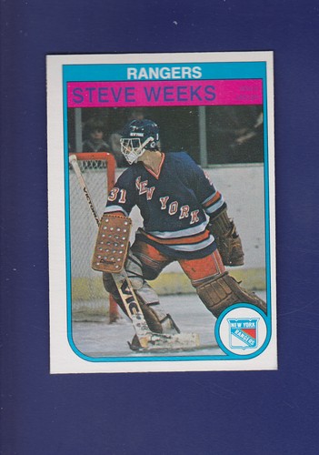 Steve Weeks RC 1982-83 O-PEE-CHEE OPC Hockey #234 (NM)(OC) New York ...