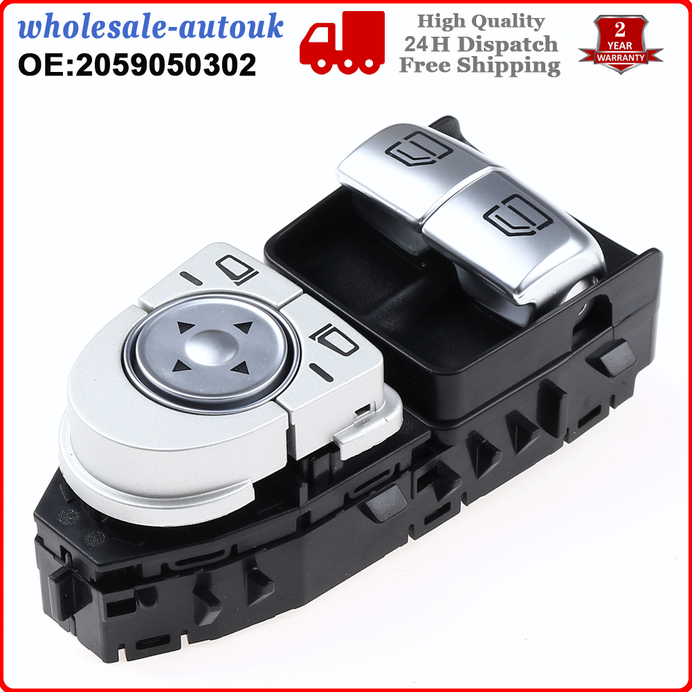 2PCS Window Control Switch For MERCEDES-BENZ C-Class W447 C 300 15-18 ...