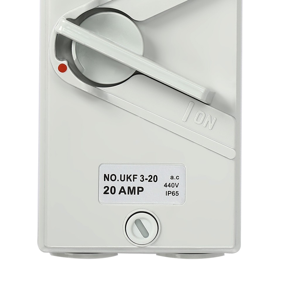 440V 20A 3 Pole Isolation Switch Wall Mounted Safety Isolation Switch ...