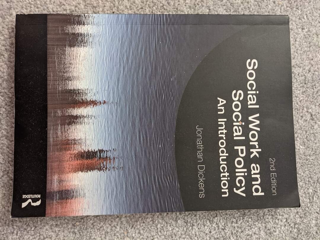 Social Work and Social Policy: An Introduction by Jonathan Dickens ...