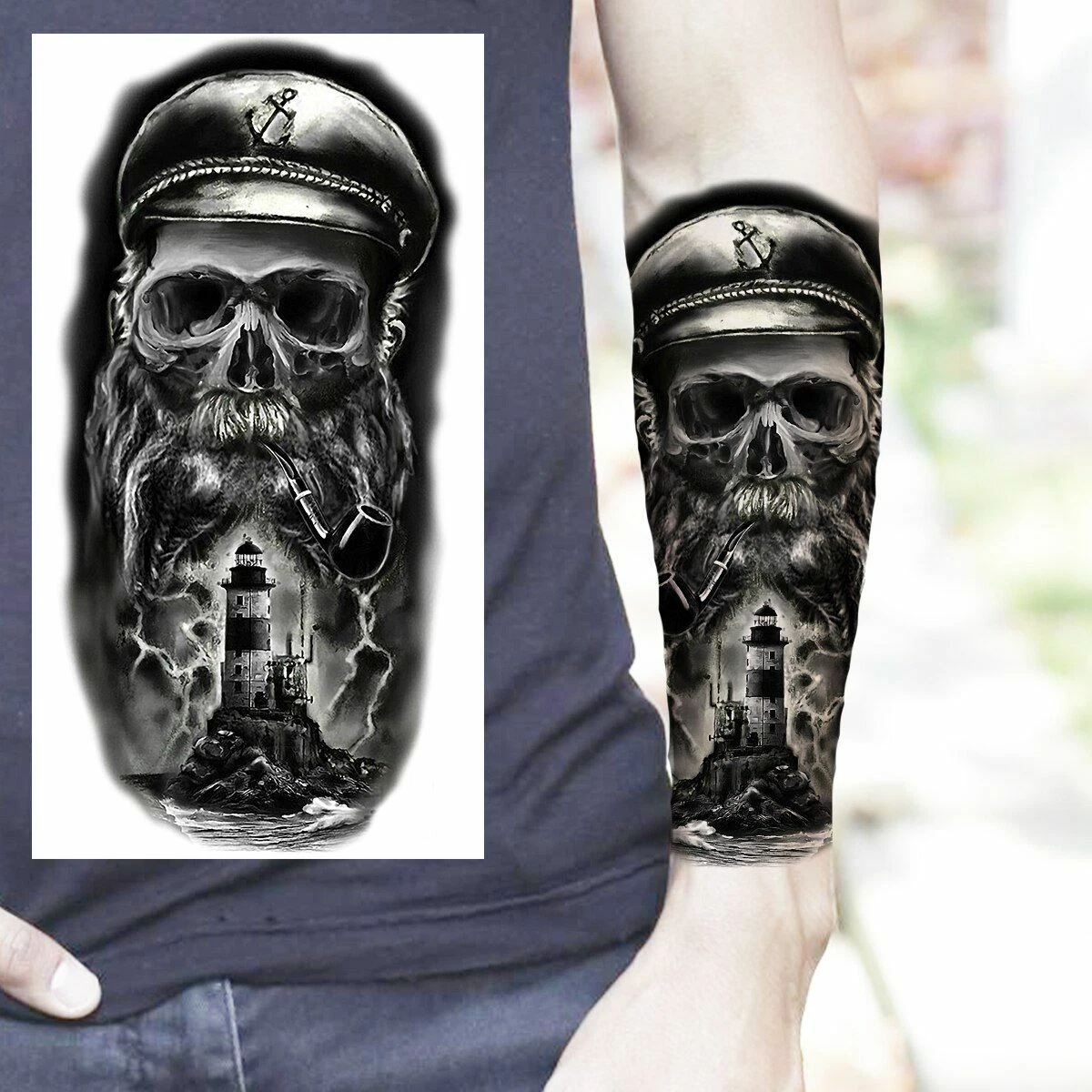 Forearm Skull Tattoos