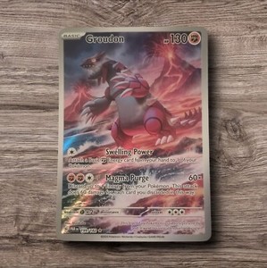 Groudon 2023 Scarlet & Violet: Paradox Rift #199/182 Illustration Rare ...