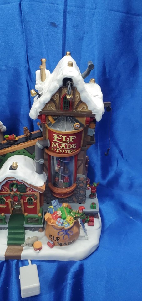 Lemax Signature Collection Elf Made Toy Factory Christmas Village | eBay UK