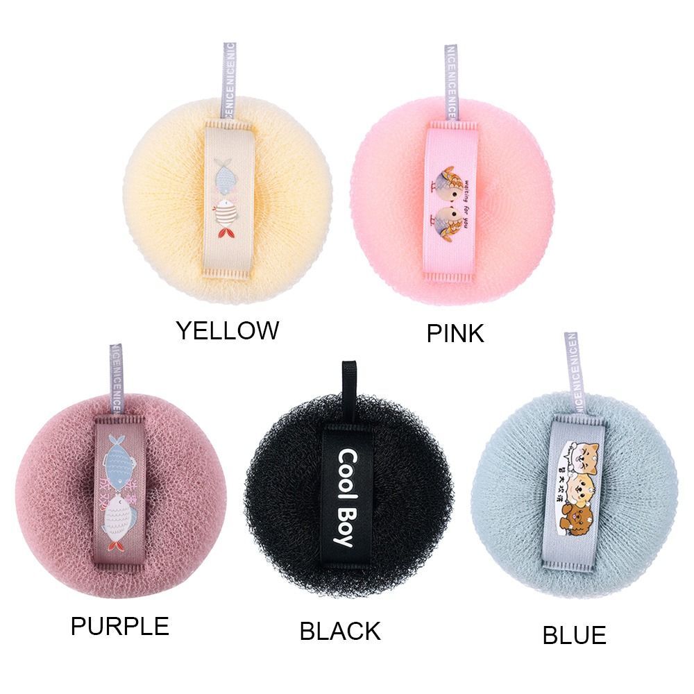 Bath Bubble Body Cleaner Flower Bath Rub Rose Bath Ball Cleaning Brush ...