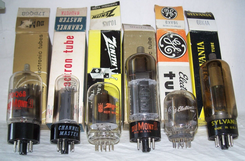 Lot of (120) NOS & used tubes in boxes,collection,ham radio,amp ...