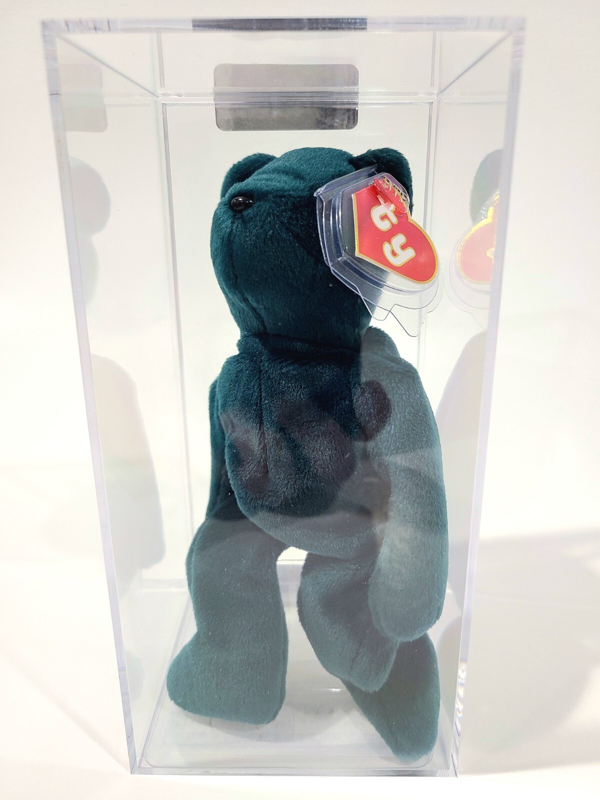Ty Beanie Baby 2nd Gen Jade Old Face Teddy GERMAN KOREAN TBB Auth'd ...