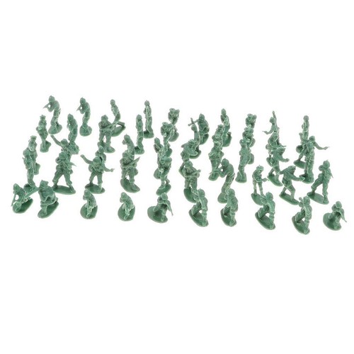 100Pcs Realistic Military Men Posture Soldiers Figure Blockhouse Kit ...