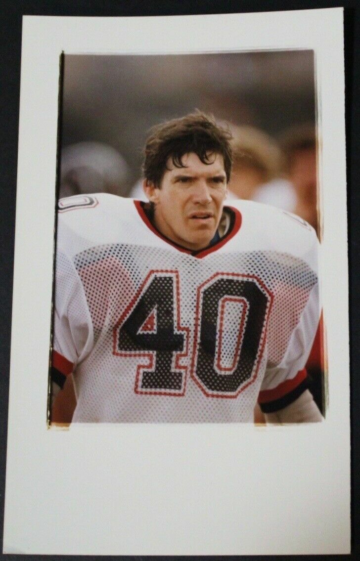 1985 BRUCE LAIRD TOPPS USFL FOOTBALL PHOTO PROOF ARIZONA OUTLAWS USED ...