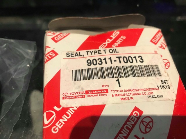 Genuine Toyota HILUX Kun 26 Seal Oil Rear Front Axle Diff # 90311-t0013 ...