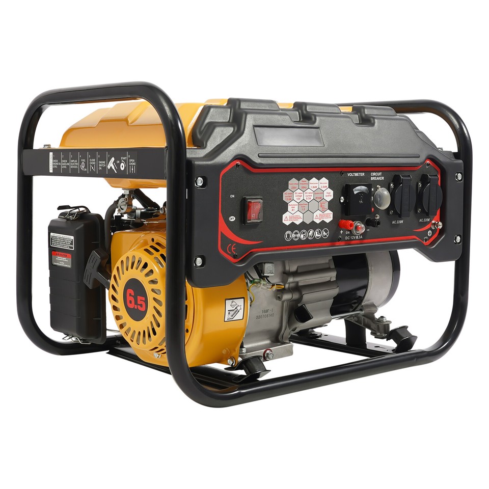 6.5HP 4-Stroke Gasoline Generator Single Cylinder Portable Power ...