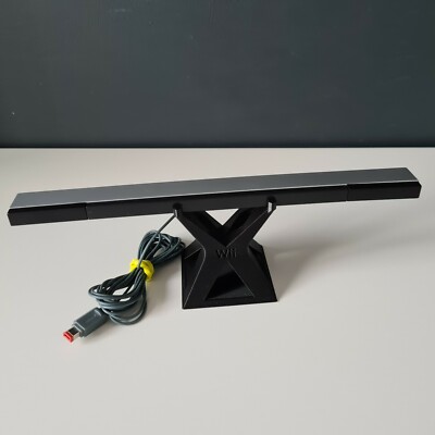 Custom Made Nintendo Wii / Wii U Sensor Bar Stand Holder - Black | eBay UK