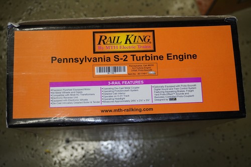 MTH Railking S-2 Turbine Engine Locomotive Pennsylvania 6200 30-1149-1 ...