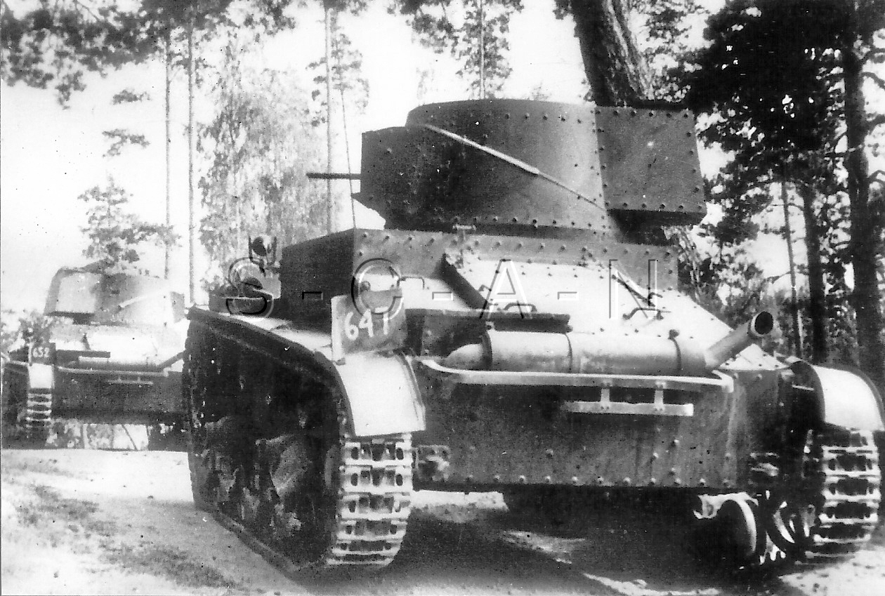 1930s-40s (6 x 4) Repro German RP- Panzer- Finnish Vickers Tank- Patrol ...