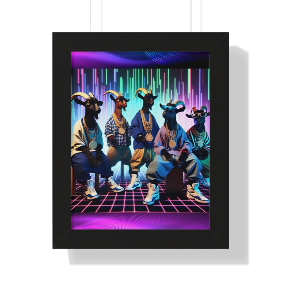 Goat Life - Framed Vertical Poster | eBay