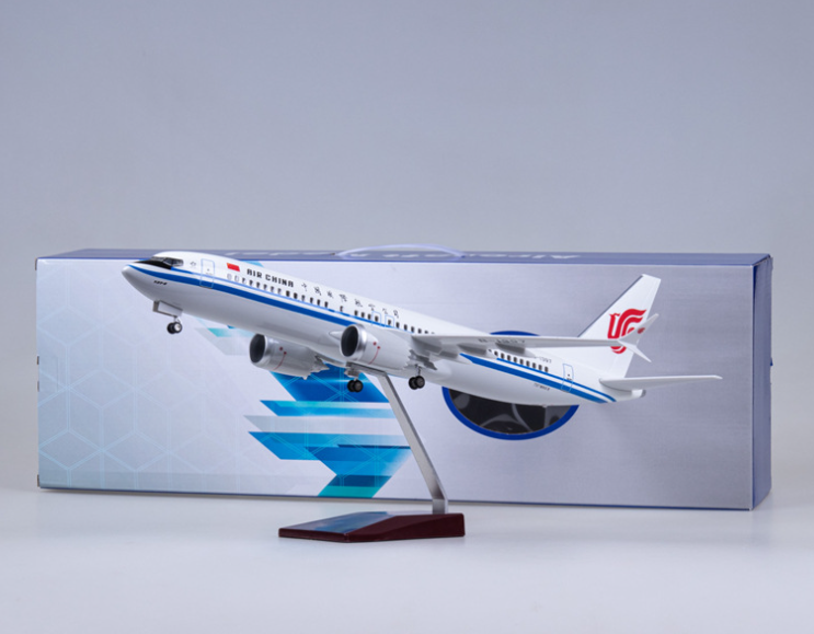 47CM 1:85 AIR CHINA BOEING 737 MAX Passenger Airplane Landing gear ...
