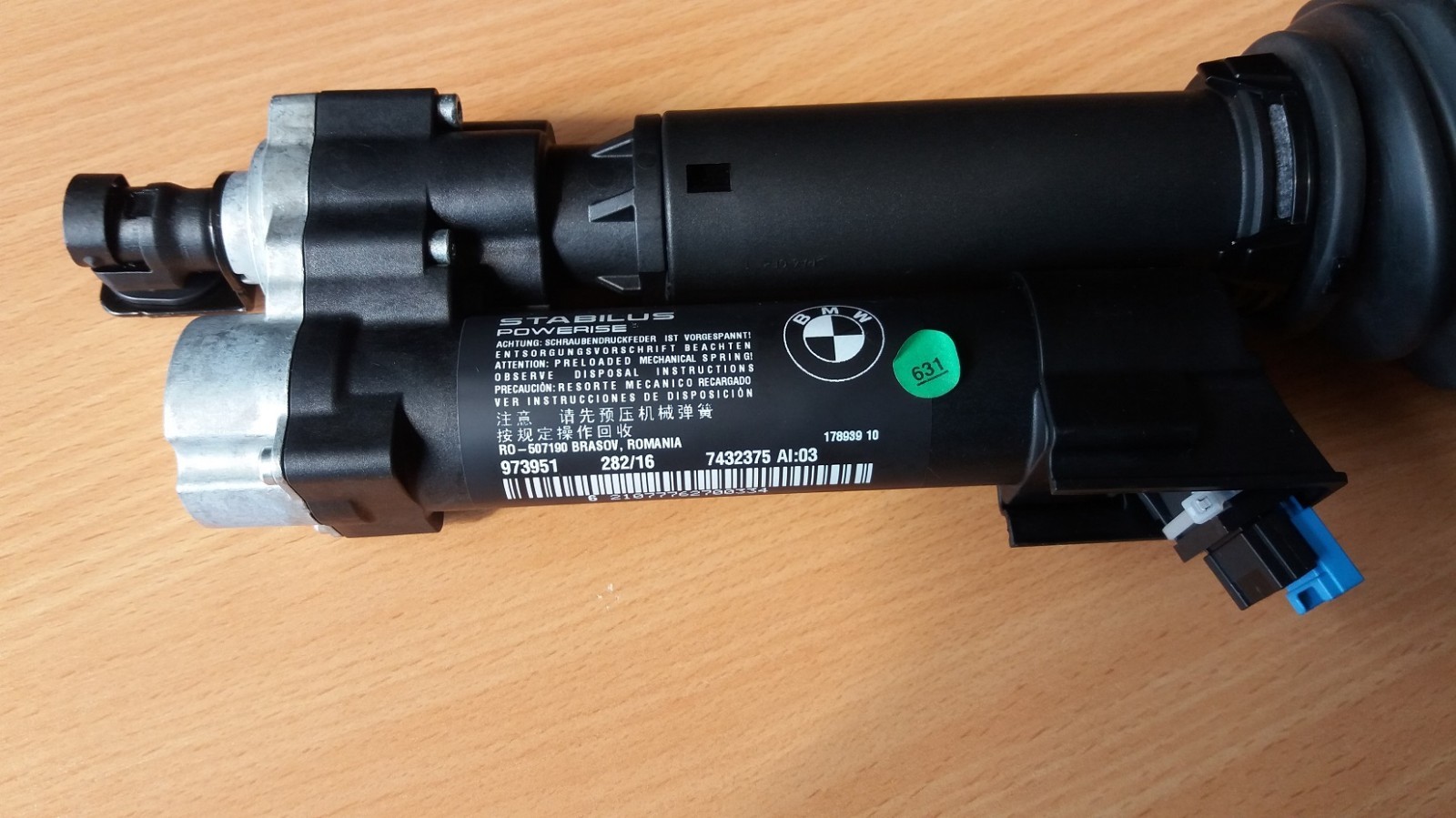 BMW-420 GRAND COUPE F36 2016 TRUNK POWER LIFT LEFT SIDE OEM 7432375 / ...