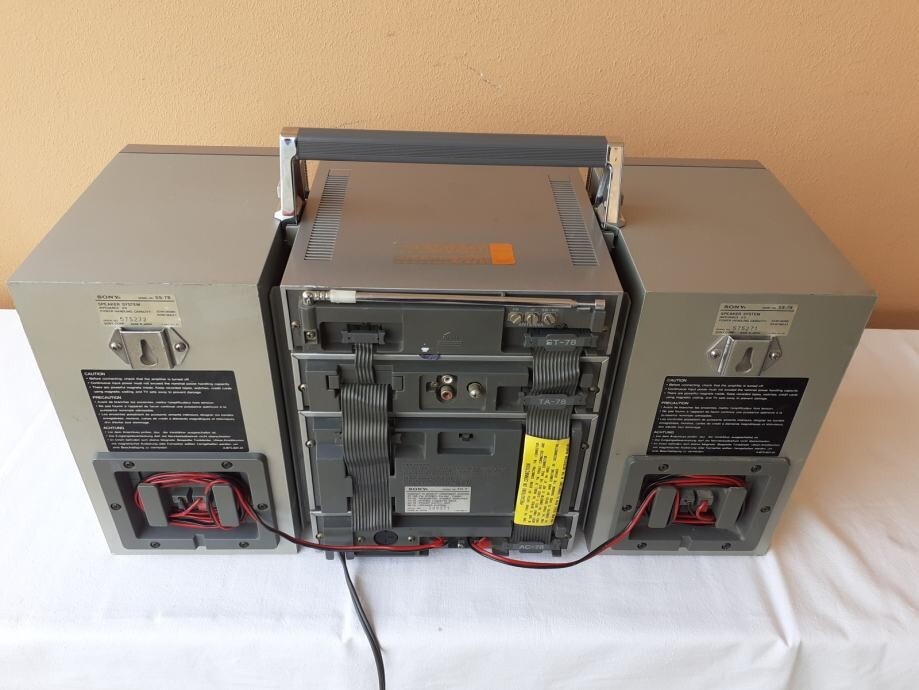 Sony FH7 portable component system: ST-78S, TA-78, TC-78, AC-78, SS-78 ...