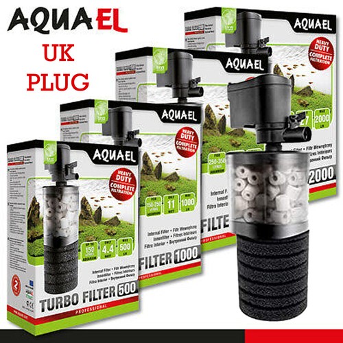 Aquael Internal Turbo Filter 500 1000 1500 2000 Aquarium Fish Tank ...