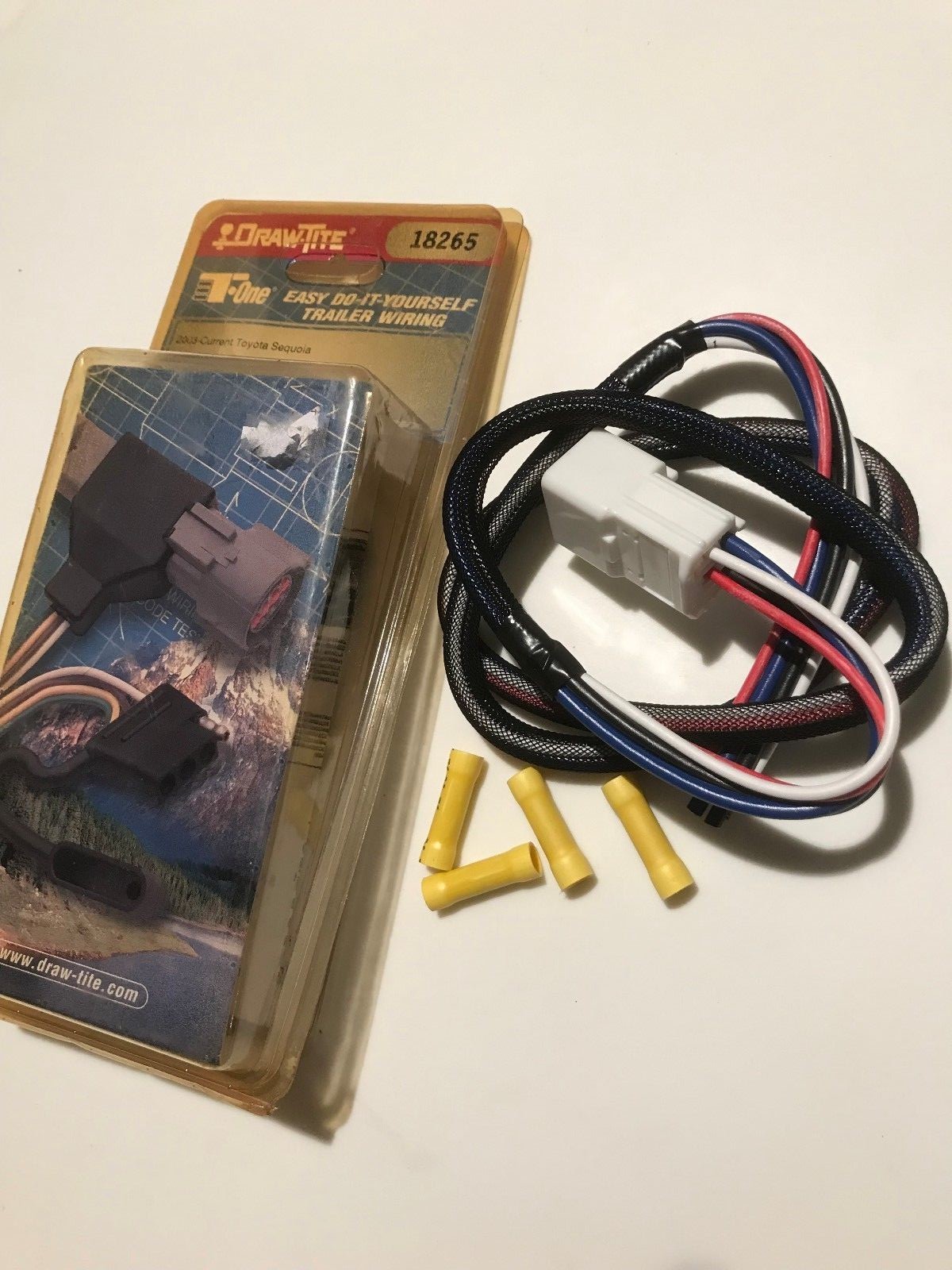 18265 DRAW-TITE WIRING HARNESS, 2003-UP TOYOTA SEQUOIA, TUNDRA, 4RUNNER ...