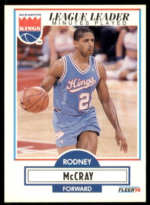1990-91 Fleer Rodney McCray Sacramento Kings #165 | eBay