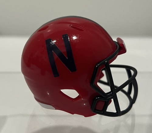 Custom Nebraska Cornhuskers Pocket Pro Helmet Red Big-10 | eBay