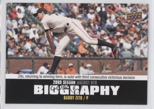 2010 Upper Deck Season Biography Barry Zito #SB-140 | eBay