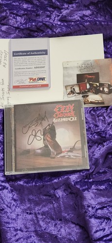 OZZY OSBOURNE SIGNED AUTOGRAPHED PSA CERTIFIED... BLIZZARD OF OZ CD ...