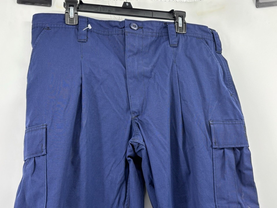Dealer Lot 10 Pair Blue BDU Style Work Pants Coast Guard Large Short 35 ...