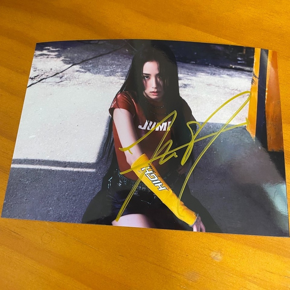 BLACKPINK Jennie Jisoo Lisa Rose Autographed Signed Photo K-POP 5*7 ...