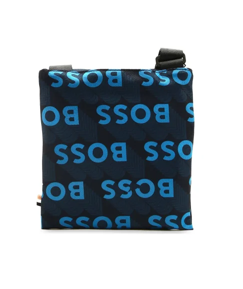 HUGO BOSS BAG MENS BLUE CATCH AO S ZIP ENV 50470990404 | eBay