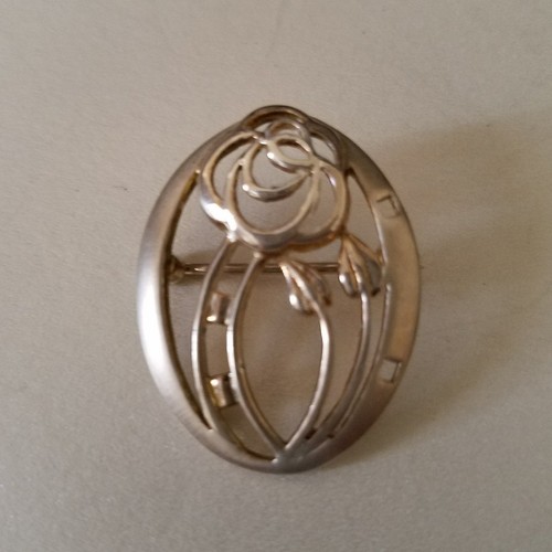 Vintage Kit Heath Sterling Silver Rose Brooch Pin, KH-96 925 | eBay