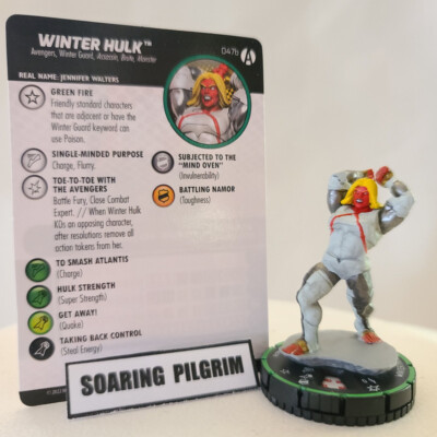 Heroclix WINTER HULK - 047b - SUPER RARE PRIME Avengers Forever | eBay