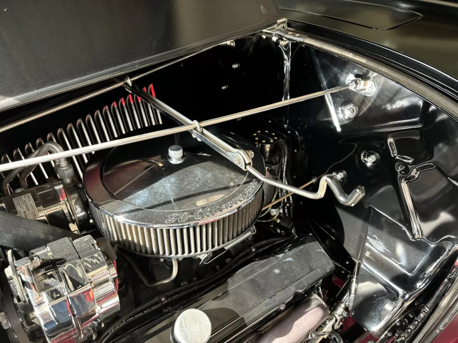 RADIATOR SUPPORT ROD BRACKETS STAINLESS STEEL FITS MODEL A and 1932 ...