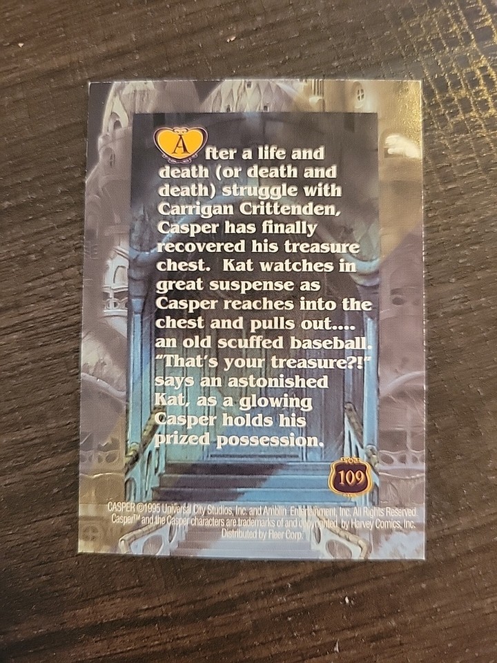 Diamond Treasures #109 Casper Card 1995 Fleer | eBay