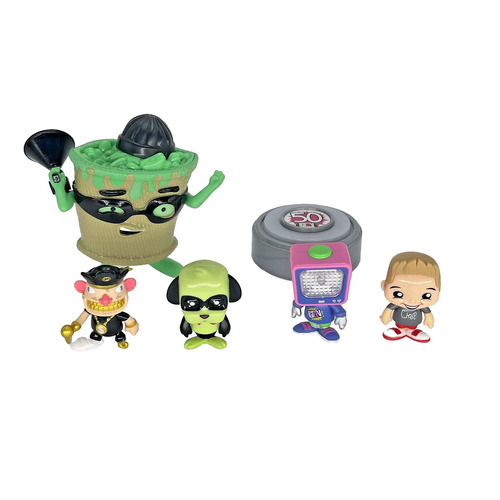 FGTeeV Lot of 6 Fart Machine Chase Oreo Button Action Figures ...