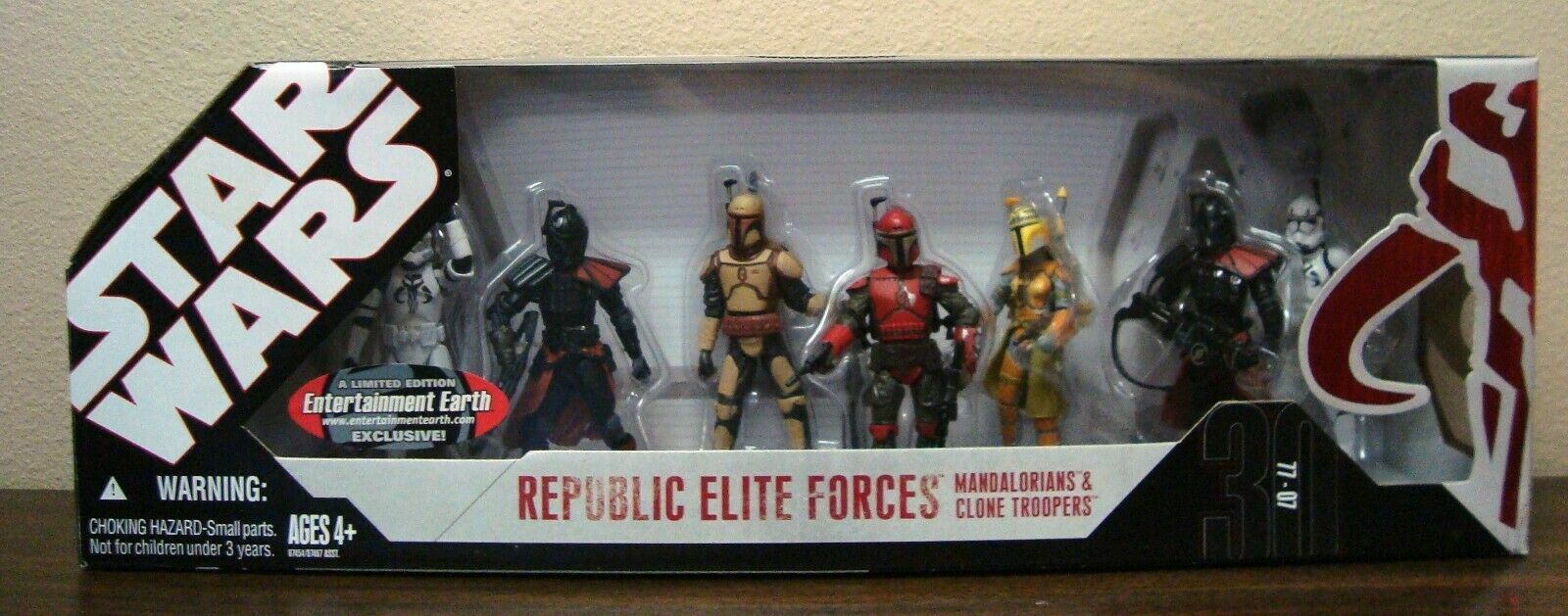 STAR WARS REPUBLIC ELITE FORCES MANDALORIAN & CLONE TROOPERS EE ...