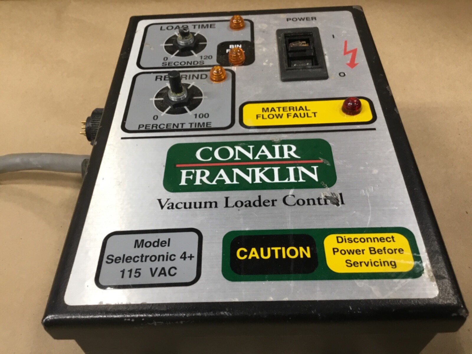 Conair Franklin 107-479-01 Vacuum Loader Control Parts Only #03B17PR3 ...