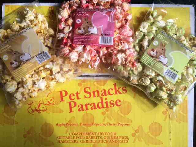 5 x cases Pet Snacks Paradise Popcorn for All Small Animals Universal ...