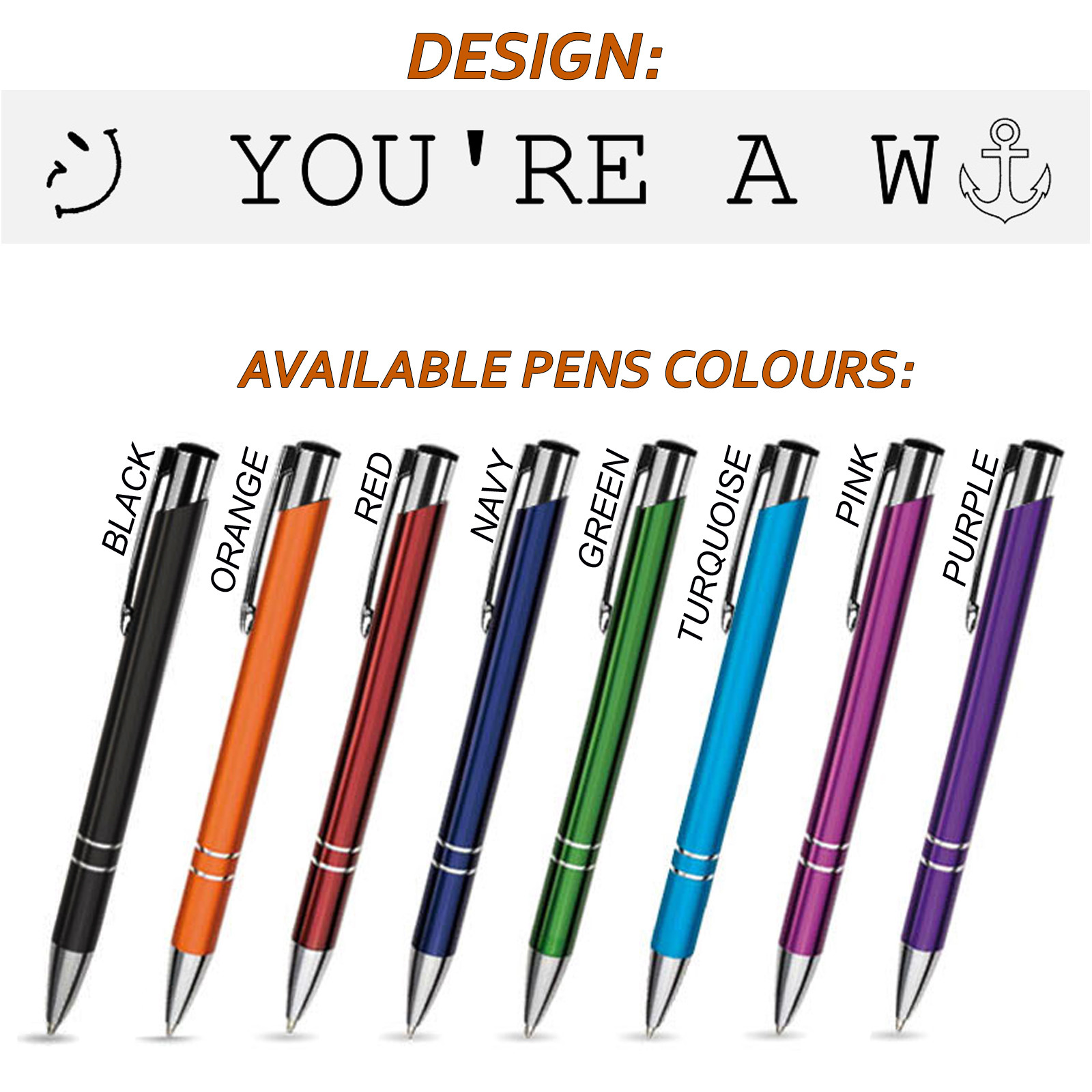 Funny Pens - Rude Cheeky Novelty Office Stationary Secret Santa Sweary ...