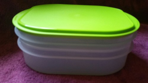 Lot de 2 Boîtes ventilo frais frigo tupperware 1 basse 1 haute 1 ...